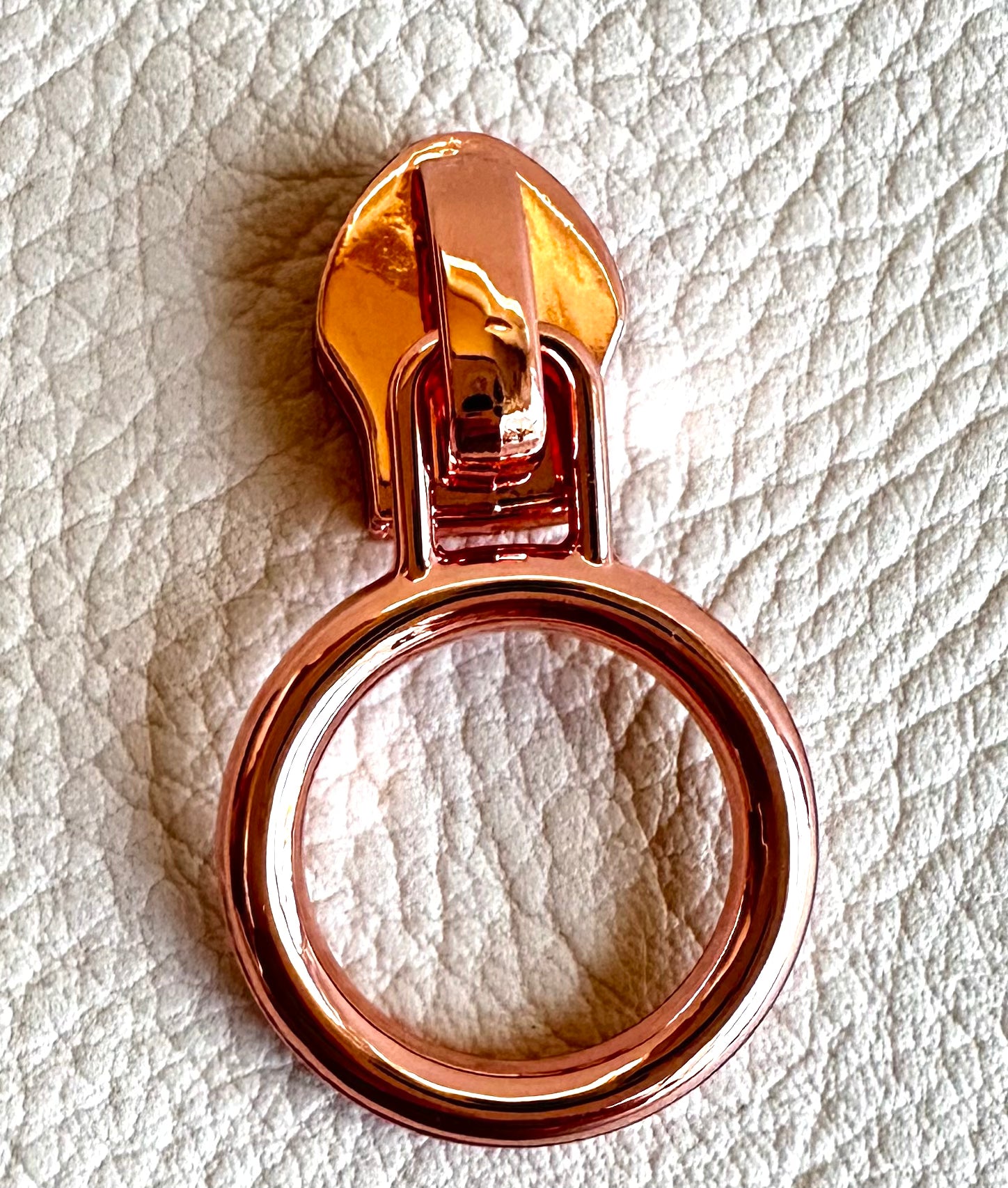 Set of 4 Circle zipper pulls in Rose Gold – The Bag Making Academy & Shop